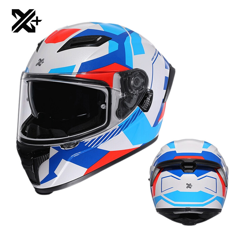 Men's Motorcycle Helmet Double Lens Full Face Helmet High Quality Moto ...