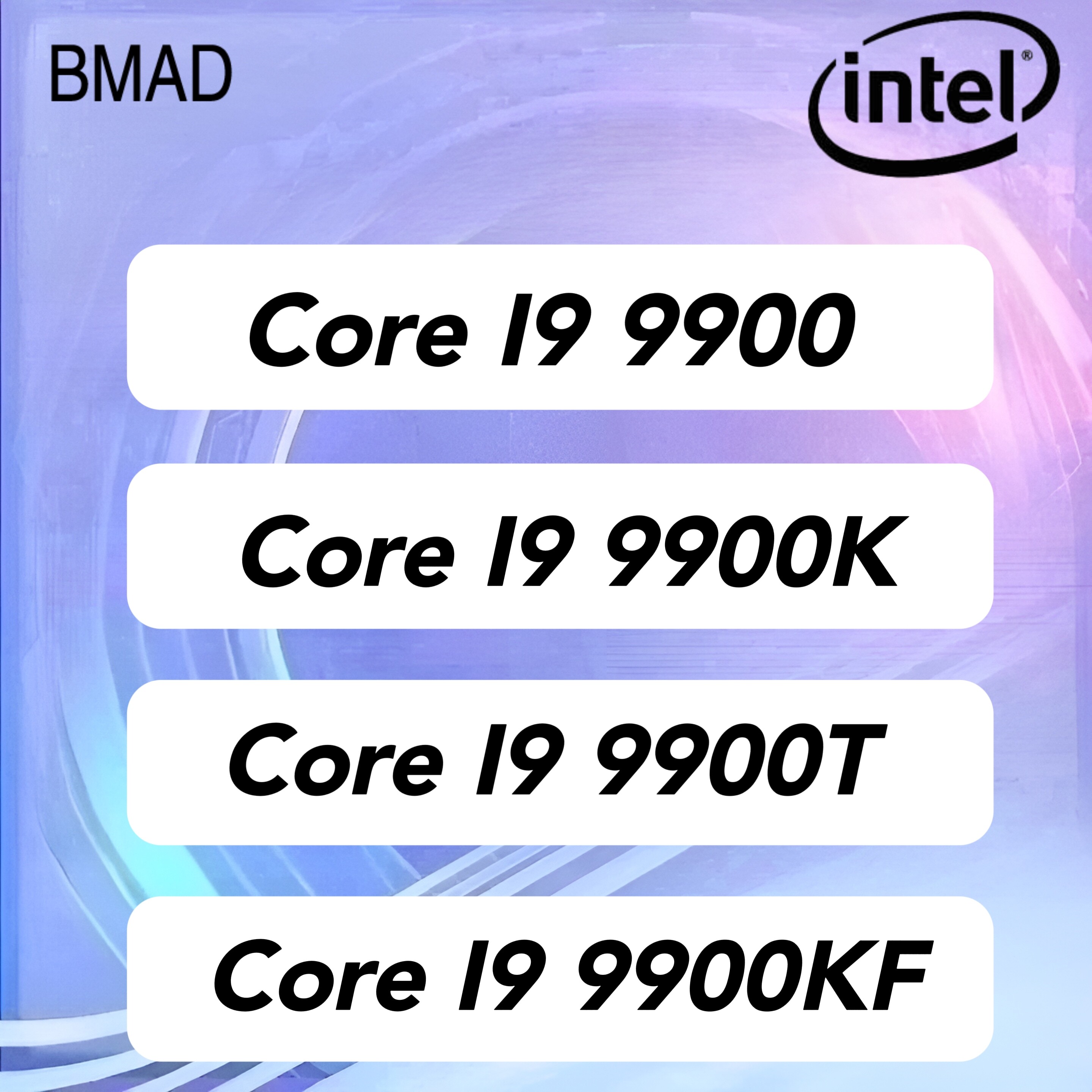 โปรเซสเซอร์ Core I9ซีรีส์9th Intel แกน I9 9900 9900K 9900T 9900KF CPU 8-Core ประสิทธิภาพสูง
