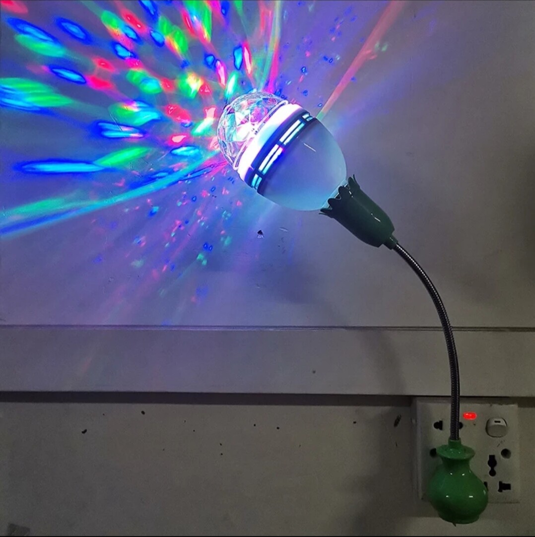 Colorful LED Bulb Auto Rotating Stage Light