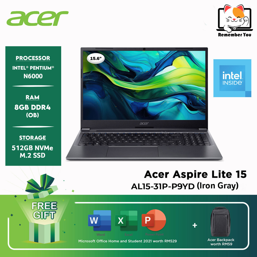 Acer Aspire Lite 15 Price in Malaysia & Specs - RM1449 | TechNave