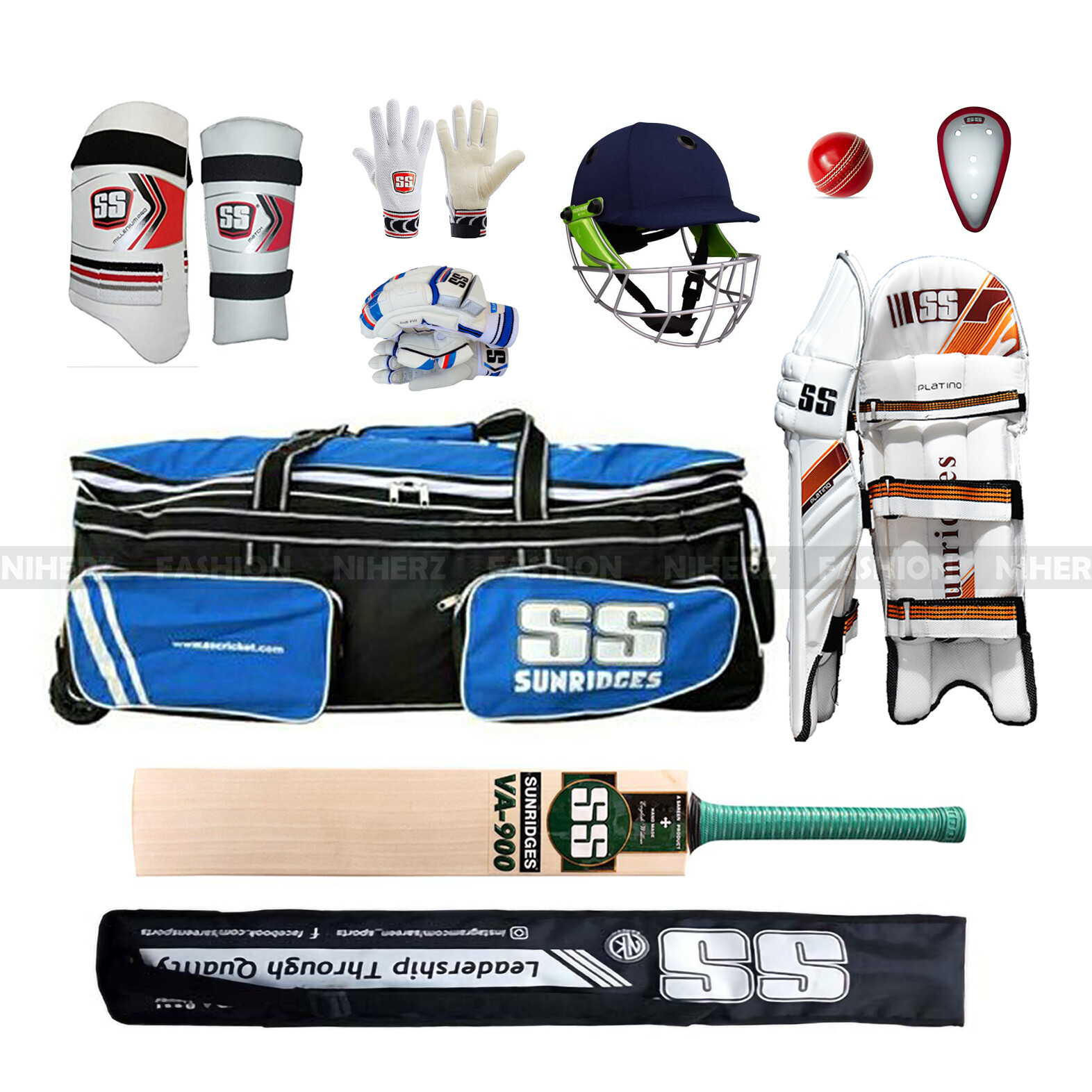 Cricket Kit Full Set For Players Cricket 11 in 1 Set Complete Cricket ...