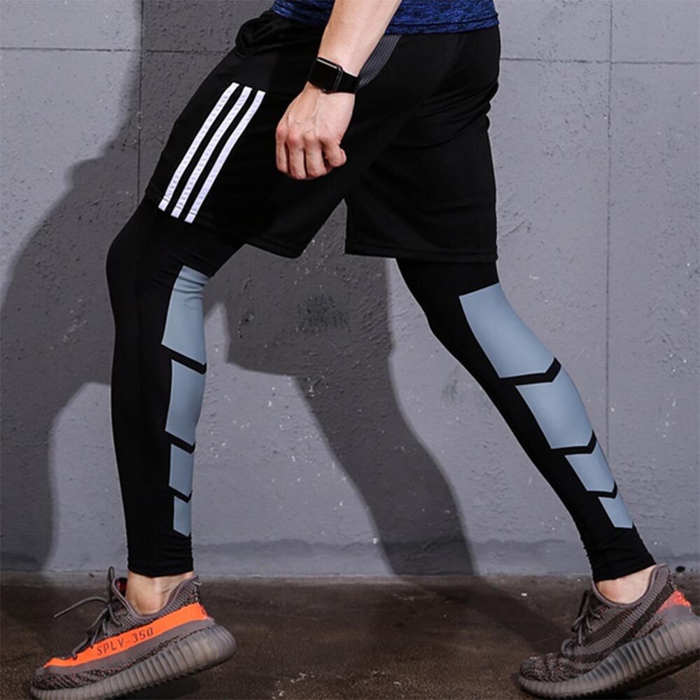 Rodillera deportiva de longitud completa para hombre y mujer, mangas de ...