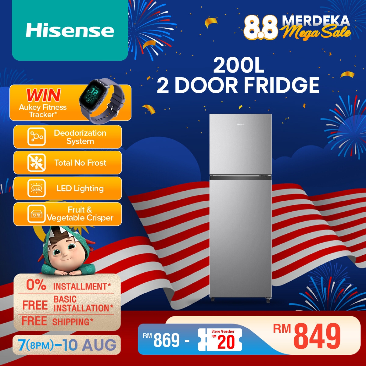 Shop Hisense Two Door Refrigerator online - Aug 2024 | Lazada.com.my