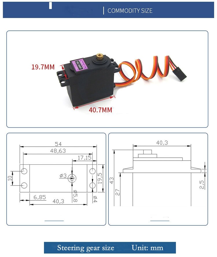 Wholesale Servo Digital Towerpro MG995 MG996 MG996R Servos, 46% OFF