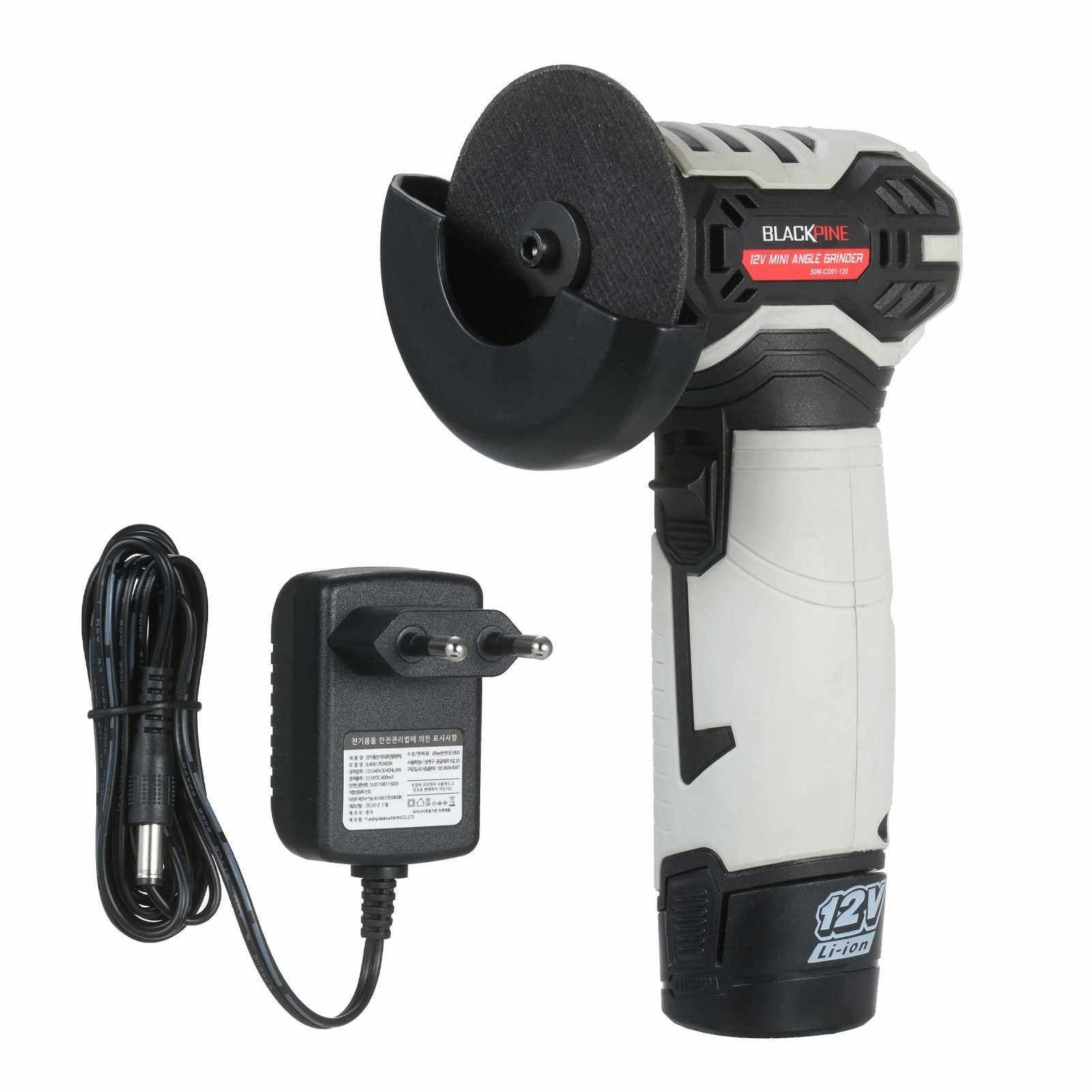 Cordless Mini Angle Grinder 12V Electric Grinder 3inch Sander Polisher ...