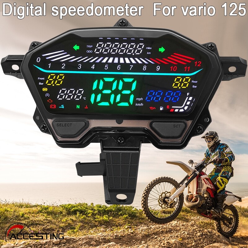 New Digital meter Speedometer LED Digital Tachometer For Honda Vario ...