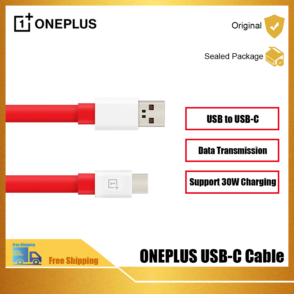 OnePlus Warp original flash charging cable, compatible with 30W charger Type-C data cable 8Pro ...