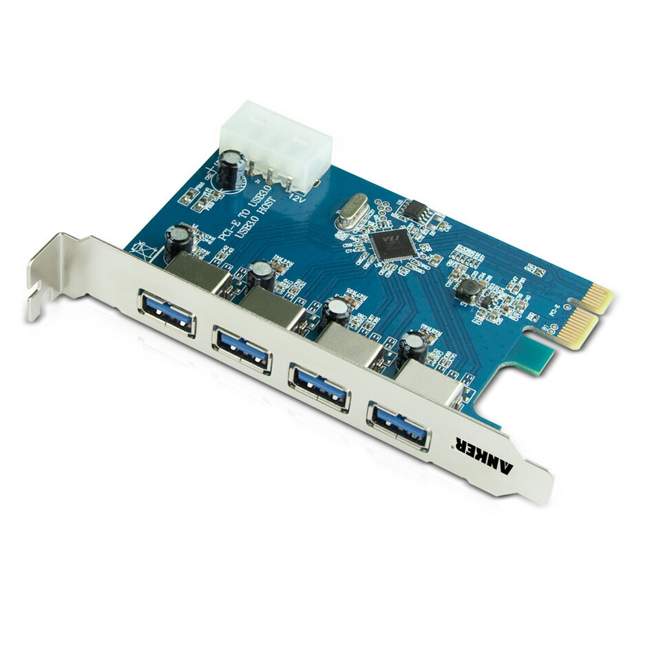 PCI E USB Card / 4 Port 3.0 USB Speed Rate up to 5Gbps