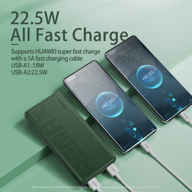 REMAX RPP-188 10000mAh Dot Series Wireless Power Bank -Black