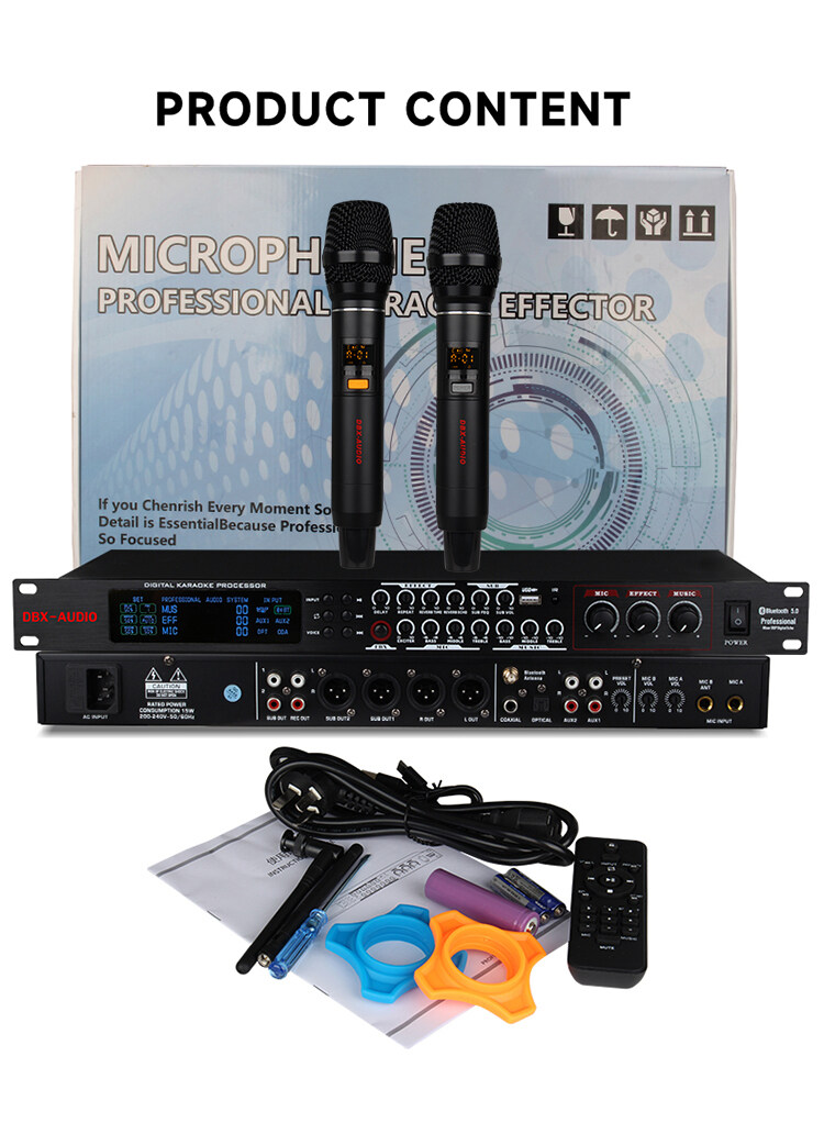 DBX-AUDIO Professional Fencer One Drag Two Wireless Microphone ...