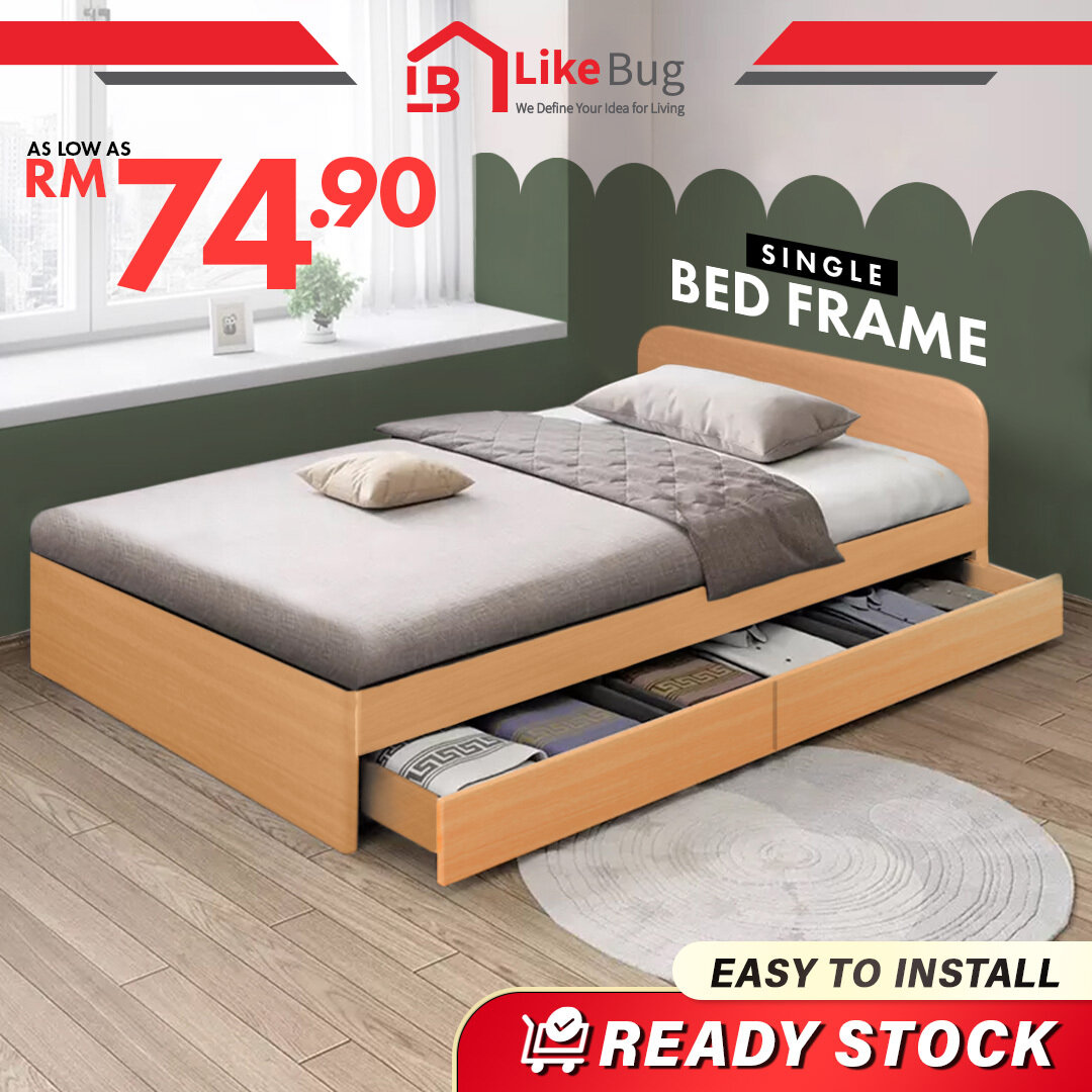 Buy Hydraulic Bed Frame online | Lazada.com.my