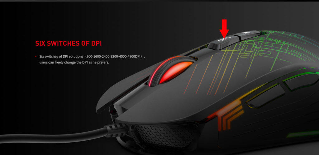 Havit MS1019 RGB Backlit Programmable Gaming Mouse