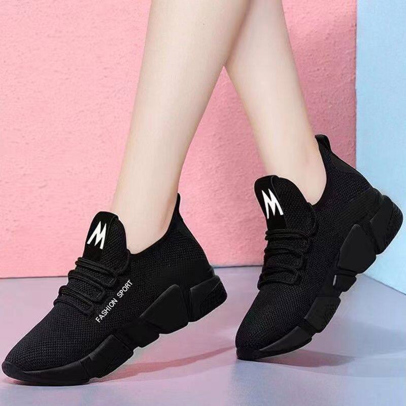 Sports shoes new Korean style fashion versatile women's shoes running ...