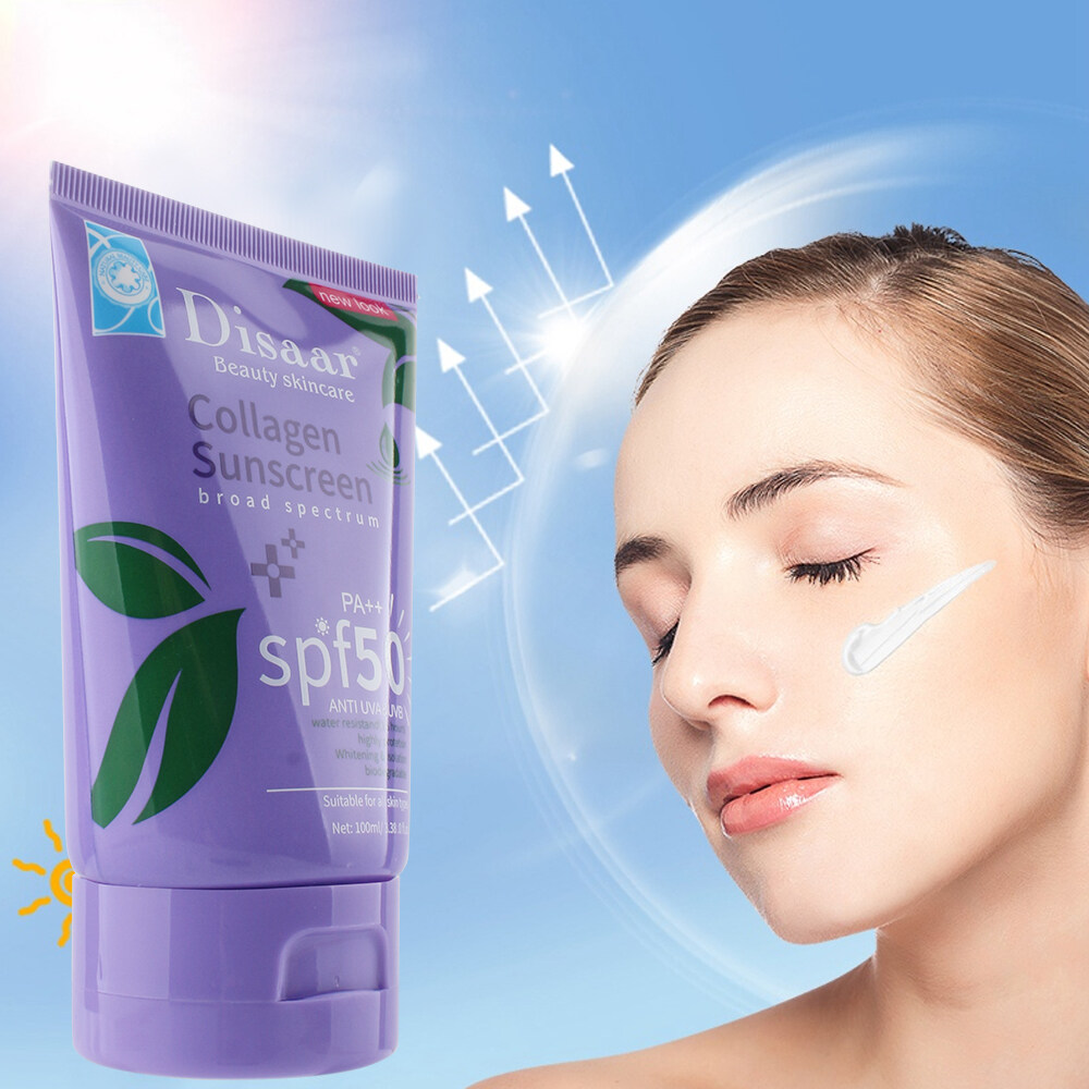 Disaar Collagen Sunscreen SPF 50 Not Greasy Anti-UV Sunscreen 100ml