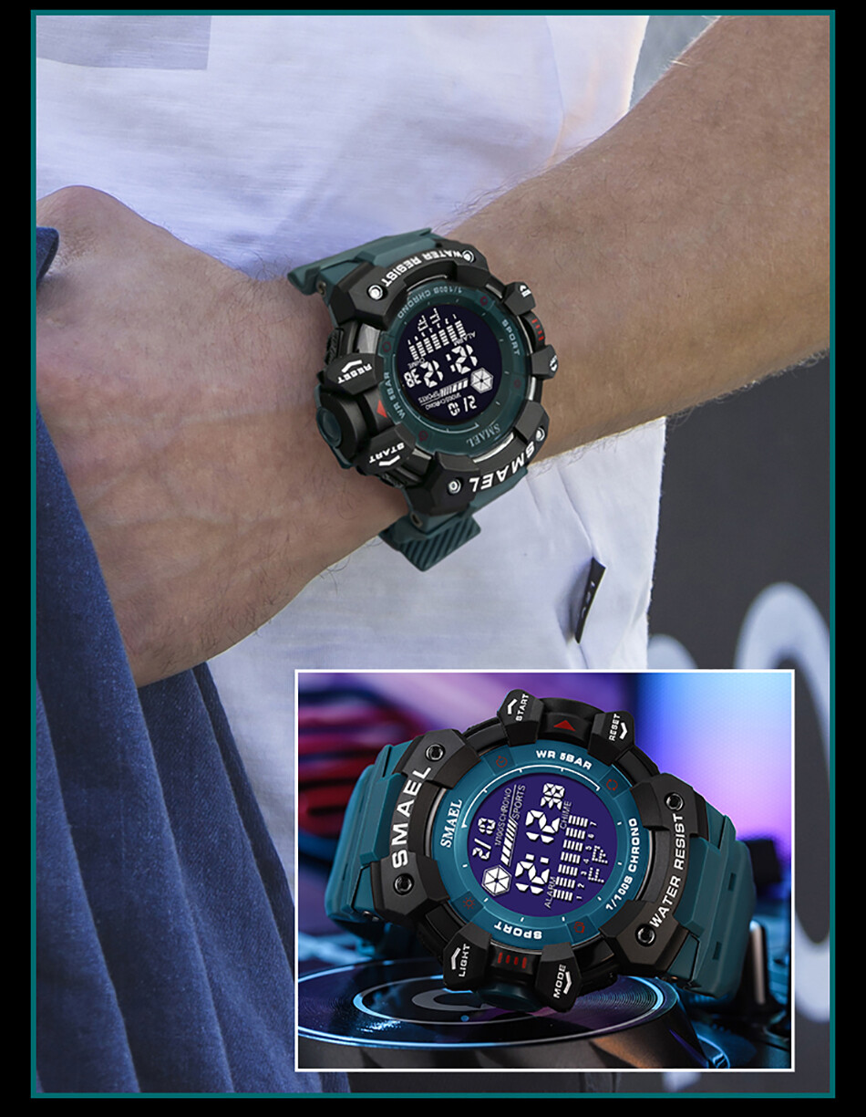 Smael Top Genome Army Original weibliche Hand Chrono Tpu zufällige ...