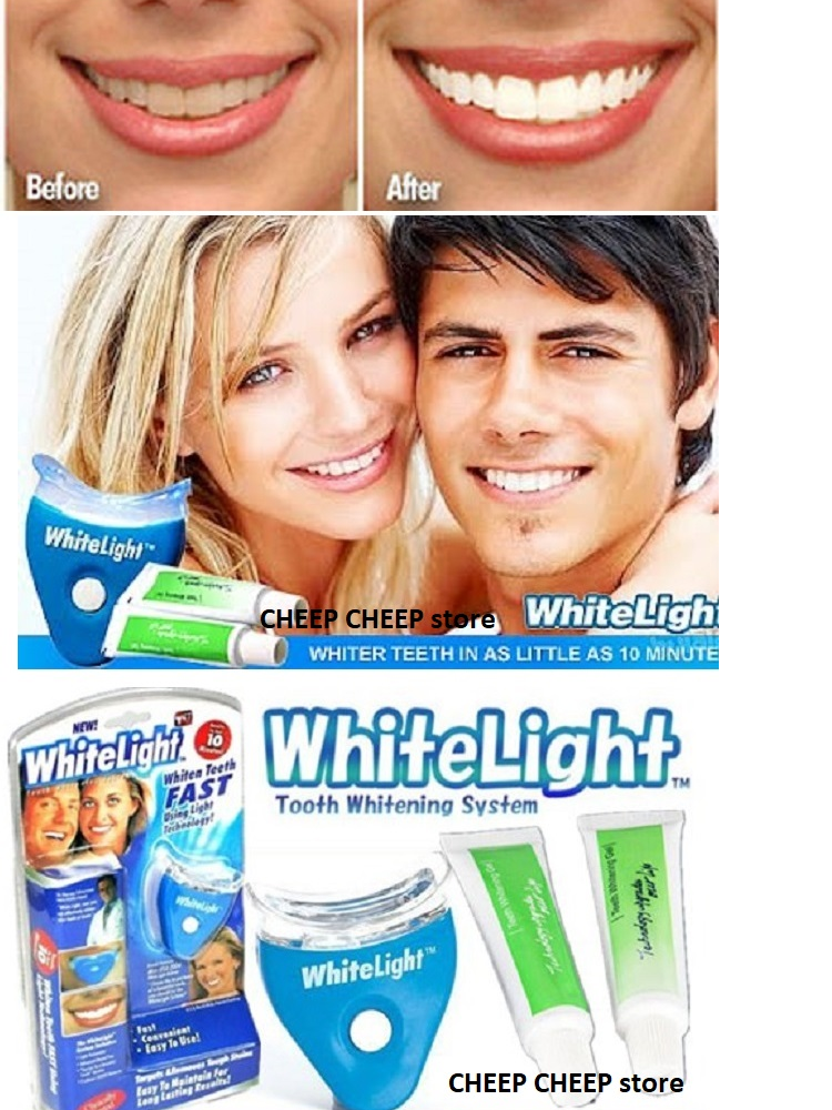 White Light Tooth Whitener Set - Latest Technology Whitelight Teeth ...