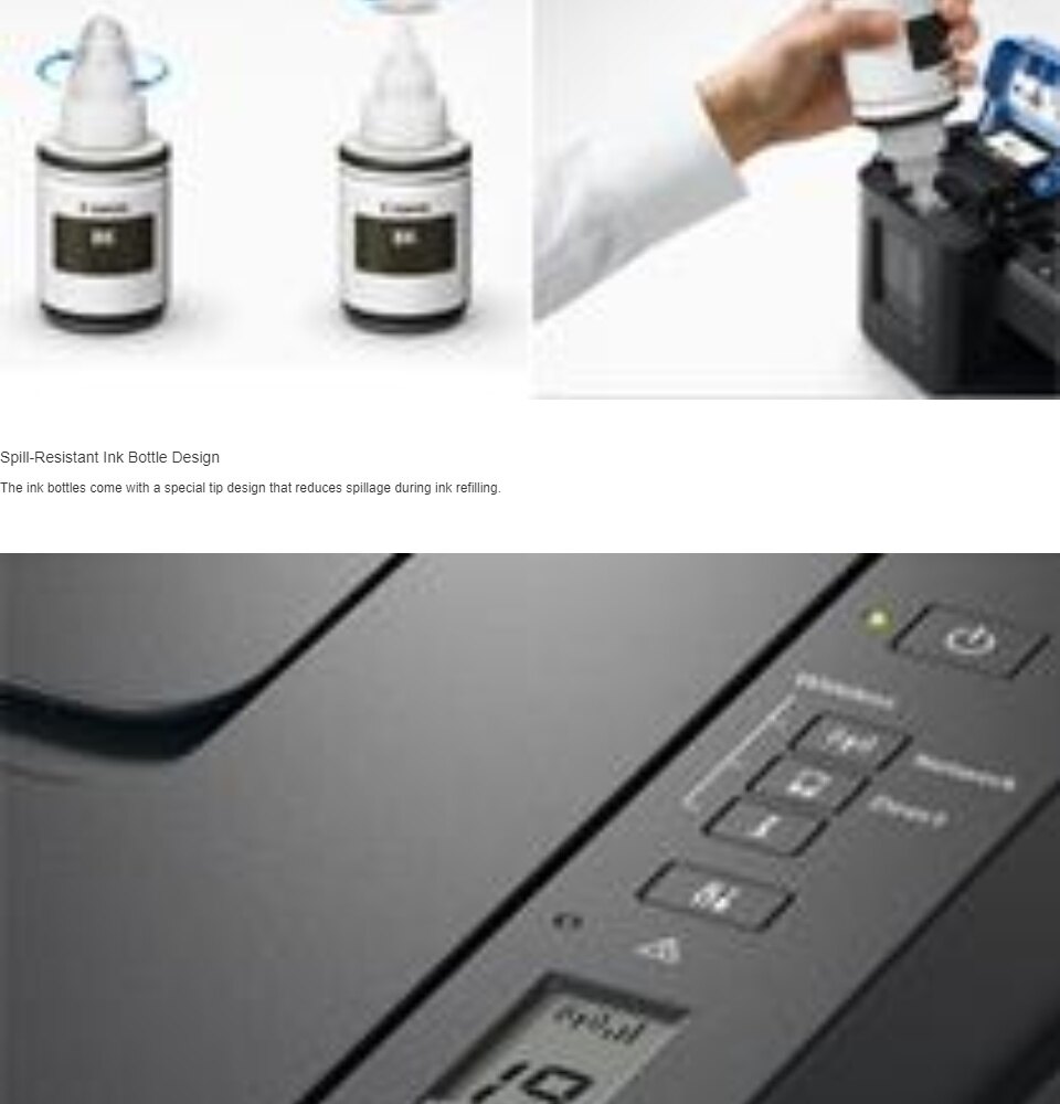 Canon PIXMA G3010 Original Refillable Ink Tank Color Printer similar ...