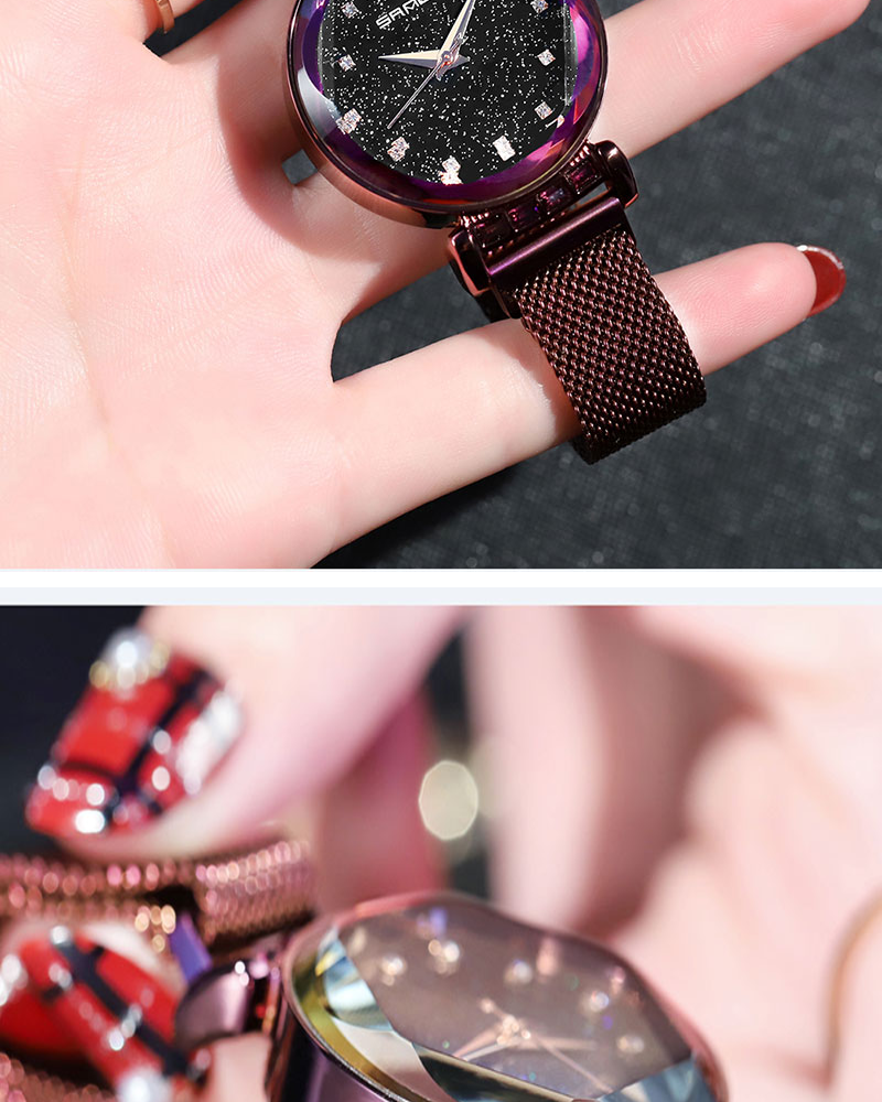 Original SANDA P248 Luxury Milan Mesh Magnet Clasp Stainless Steel Band ...